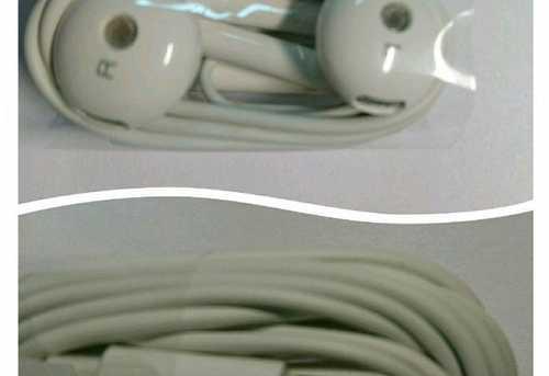 Наушники earpods, type c, jack 3.5