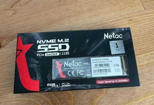 SSD netac NV2000 1тб. Новый. Обмен
