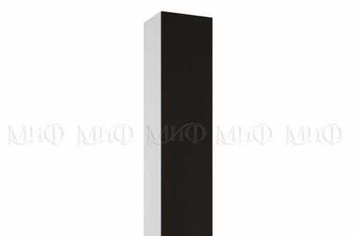 Шкаф шк-003 Флорис (Белый/Черный глянец)