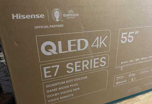Новый телевизор hisense 55E7KQ