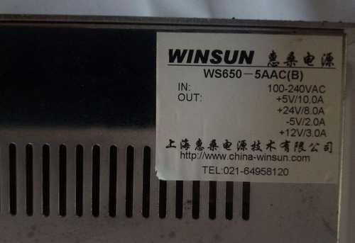 Блок питания принтера 24В 12В 5В WS650-5AAC(B)