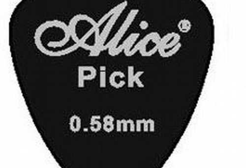 Медиатор Alice Smooth Nylon 0.58 mm