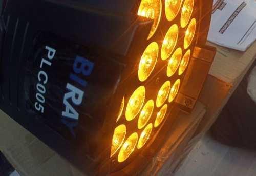 Светодиодный прожектор, rgbwa 18х10Вт, PLC005