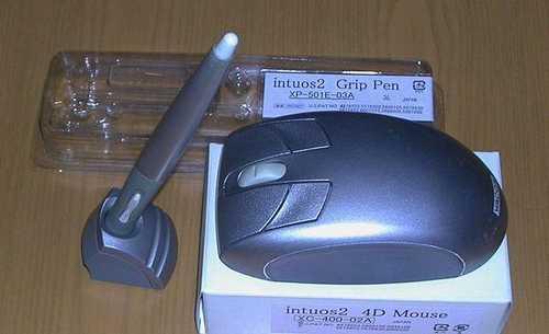 Стилус/ручка + мышь для планшета Wacom Intuos 2