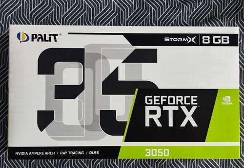 Видеокарта Palit nvidia GeForce RTX 3050 8Гб gddr6