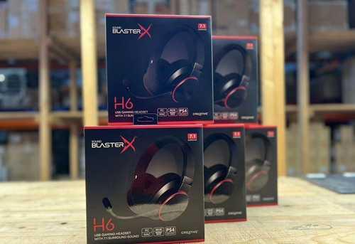 Игровые наушники creative sound blasterx H6