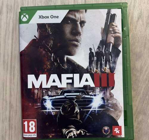 Mafia 3 xbox one диск