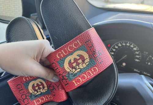 Тапки резиновые сланцы gucci мужским