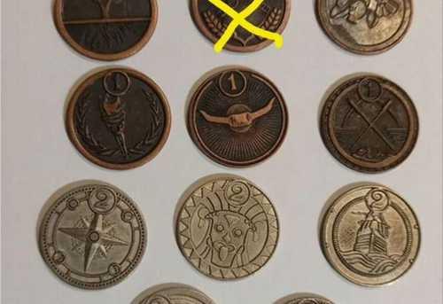 Монеты Магнит, Пятёрочка обмен