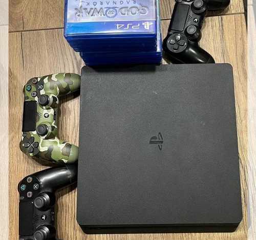 Sony playstation 4 slim с играми