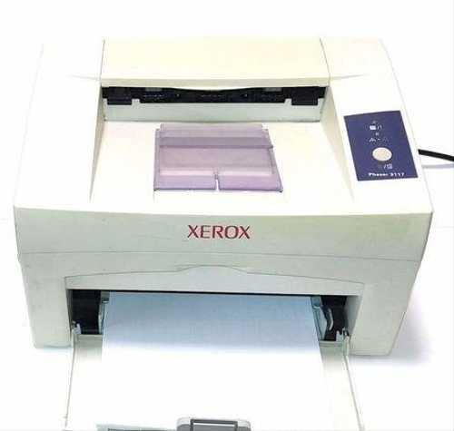 Принтер лазерный Xerox Phaser 3117 рабочий