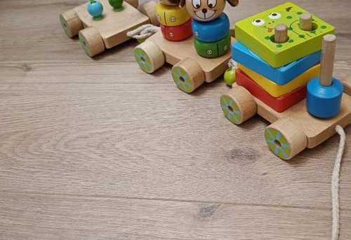 Развивающие деревянные игрушки