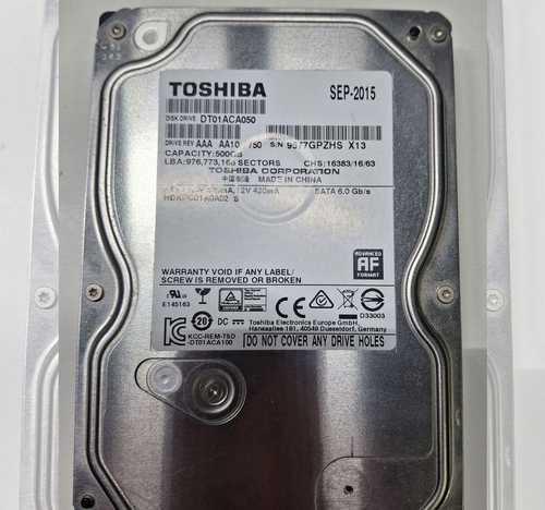 Toshiba 500 gb