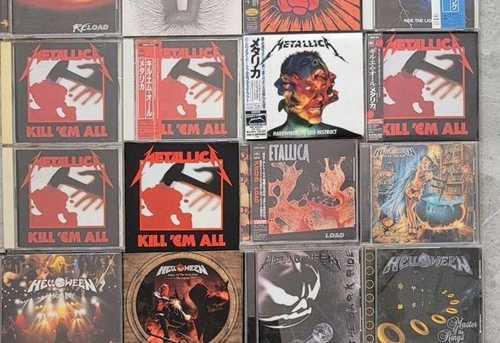 Cd диски фирменные Metallica,helloween,Megadeth