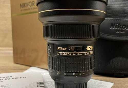 Объектив Nikon 14-24mm f/2.8G