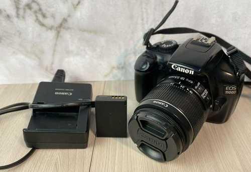 Зеркальный фотоаппарат Canon 1100D в kit версии