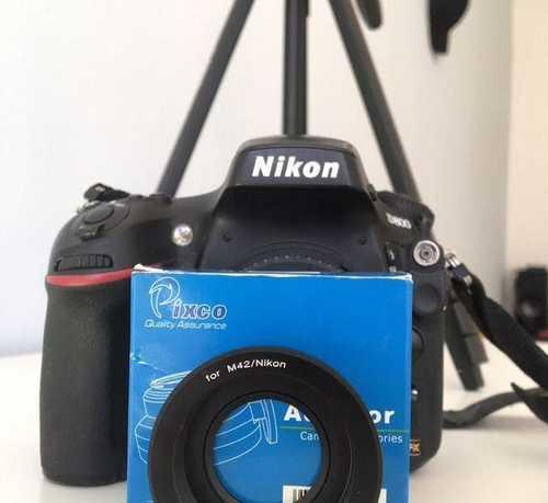 Переходник M42 для Nikon переходное кольцо Гелиос