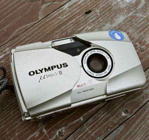 Olympus mju 2 пленочный фотоаппарат