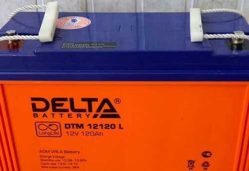 Аккумулятор для ибп Delta DTM 12120 L 12В, 120Ач