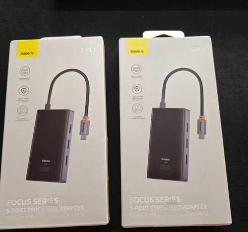 USB Hub Baseus 5 в 1 hdmi, 3USB-A 3.0, 1USB-C PD