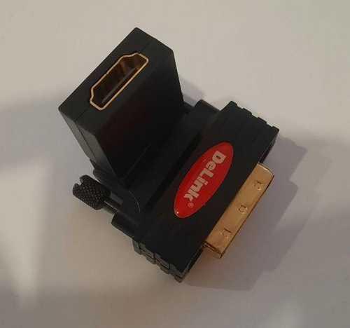 Переходник hdmi - DVI поворотный