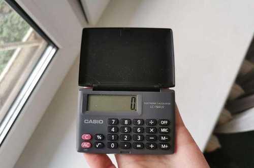 Калькулятор карманный casio LC-160LV