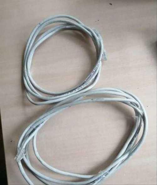 Интернет кабель 2 метра и 2.5м и соединитель lan