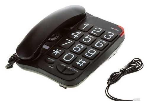 Телефон кнопочный стационарный Texet TX-201