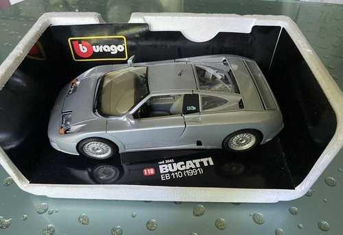 Bugatti eb110 bburago 1:18