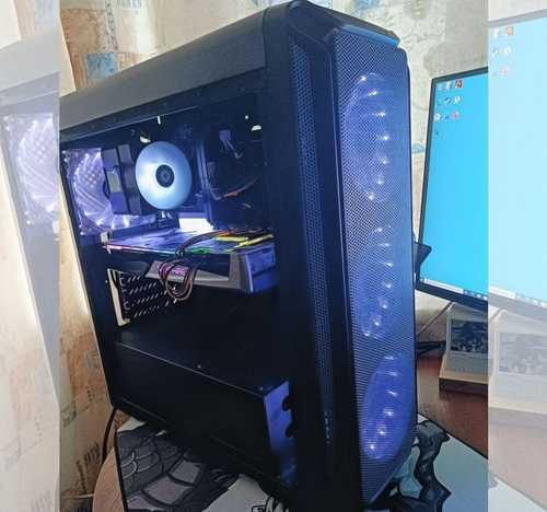 Игровой ПК, Ryzen 5 8400F, Radeon RX 5700 XT, RAM 32 ГБ