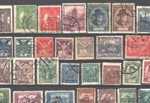 Чехословакия, почтовые марки 1918-36 гг., #38