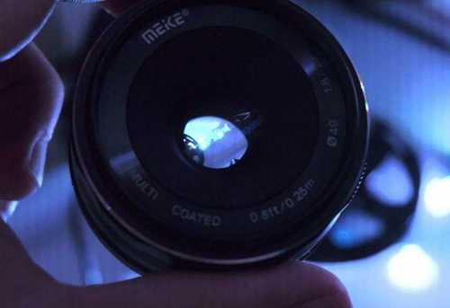 Объектив Meike 25mm f1.8 для Fujifilm X-mount