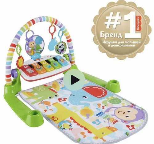 Игровой развивающий коврик с пианино Fisher Price