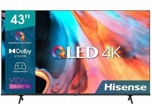 Телевизор Hisense 43E7KQ, 43"(109 см), UHD 4K