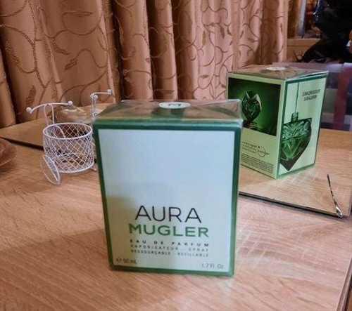 Парфюмированная вода aura mugler новые 50 мл