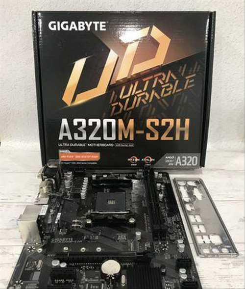 Материнская плата gigabyte GA-A320M-S2H