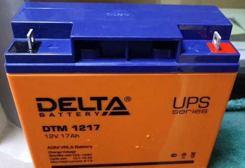Аккумулятор delta DTM 1217
