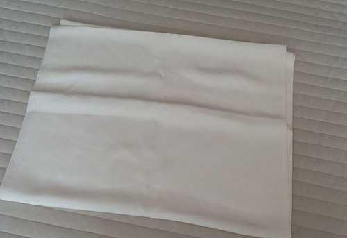 Ткань натуральный шелк белая