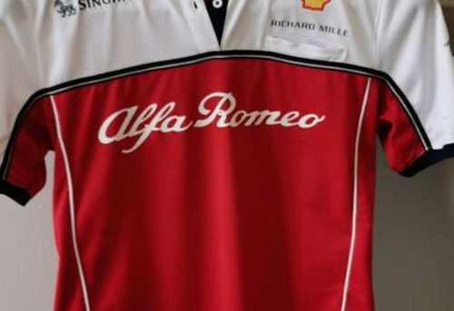 Футболка polo мужская Alfa Romeo Racing F1 Sauber