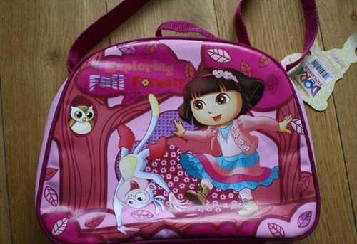 Новый ланч бокс "Dora", термо сумка для обеда