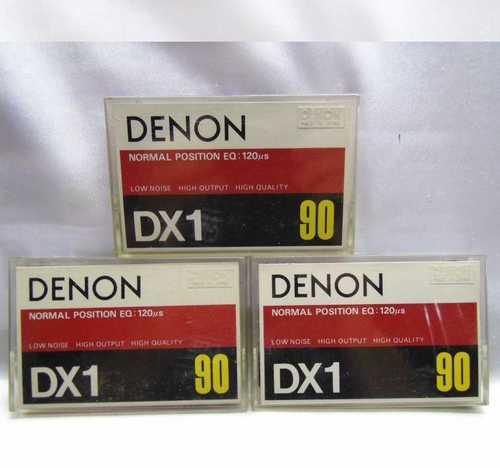 Аудиокассета Denon DX1 - 90 1978. Made in Japan. 1