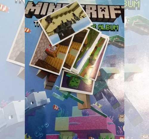 Наклейки panini Minecraft