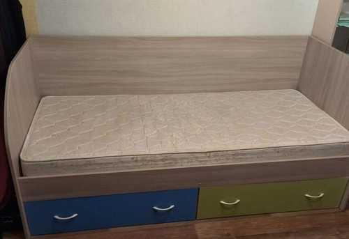 Кровать детская 80х190 с матрасом