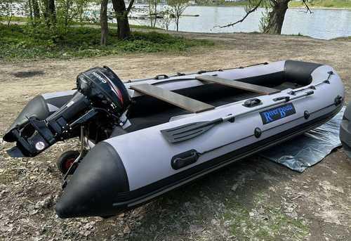 Лодка RiverBoats 430 с мотором Hidea 9.9