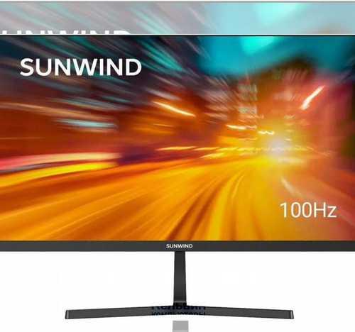 SunWind 23.8" SM-24FI221 черный IPS LED 16:9 hdmi M/M матовая 250cd 178гр/178гр 1920x1080 100Hz G-Sy