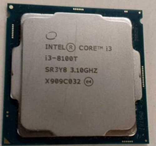 Процессор Intel core i3 8100t