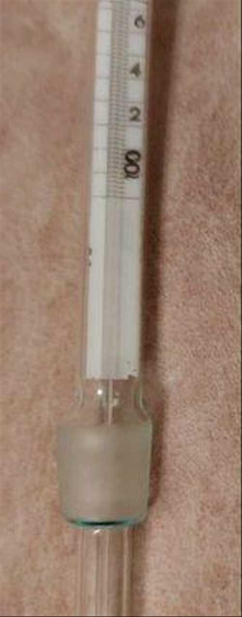 Термометр ртутный лабораторный с притёртой пробкой