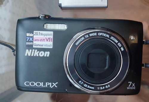Nikon coolpix s3500 (состояние идеальное)