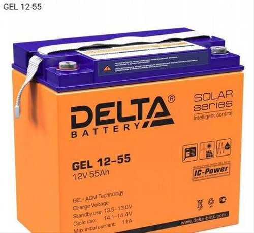 Батарея для ибп Delta GEL, GEL 12-55