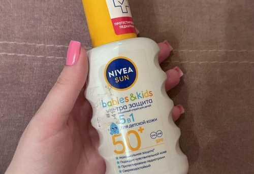 Спрей солнцезащитный spf 50 для детской кожи